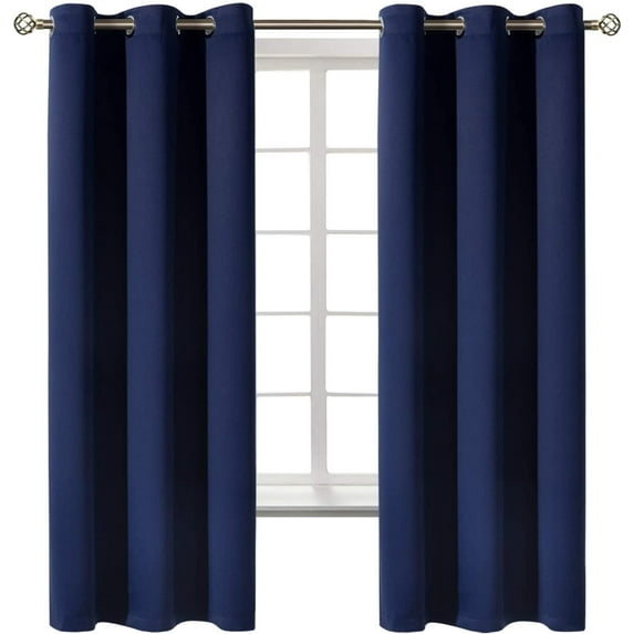 LKYUHGS-Blackout Curtains - Grommet Thermal Insulated Room Darkening ...