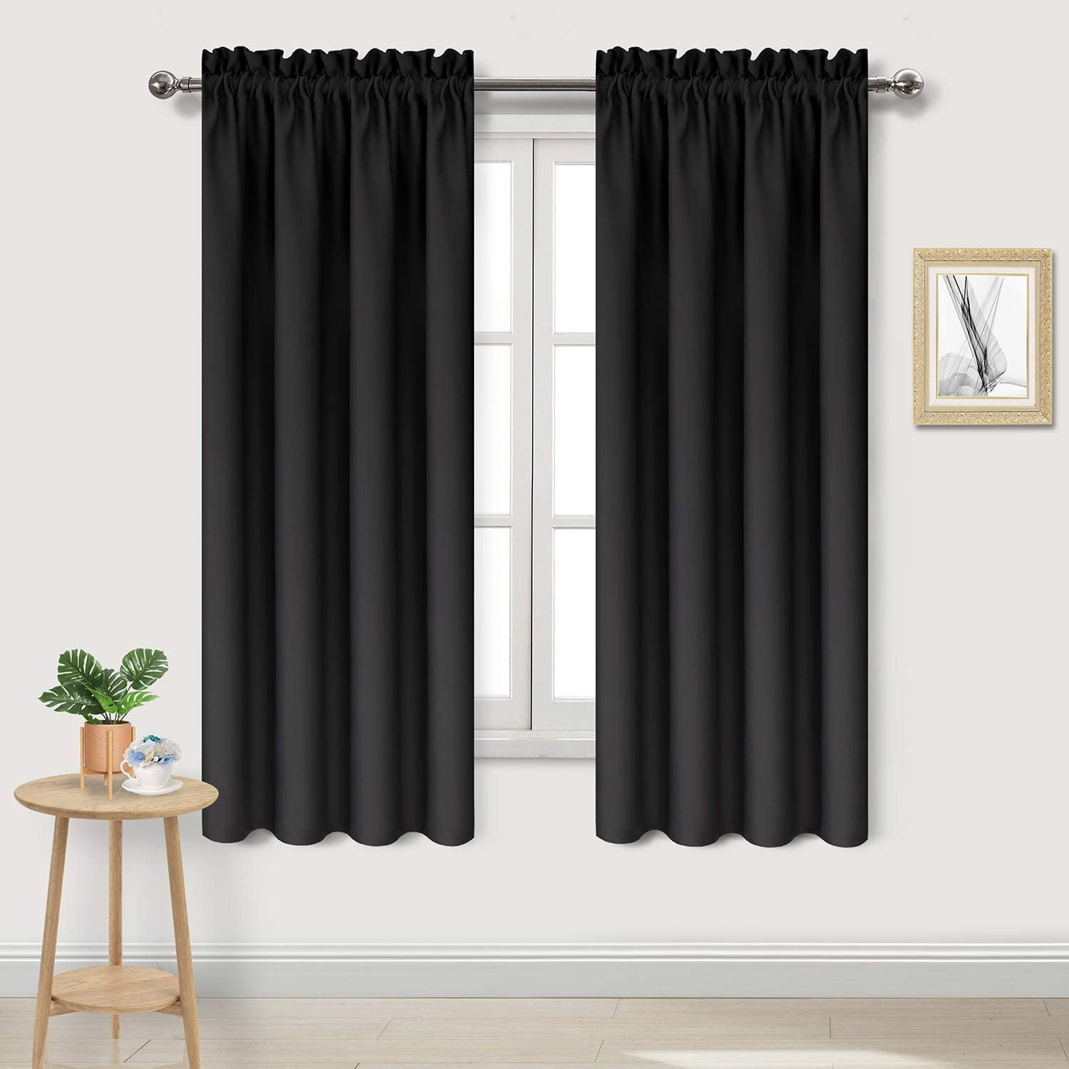 LKYUHGS-Blackout Curtains Room Darkening Thermal Insulated Bedroom ...