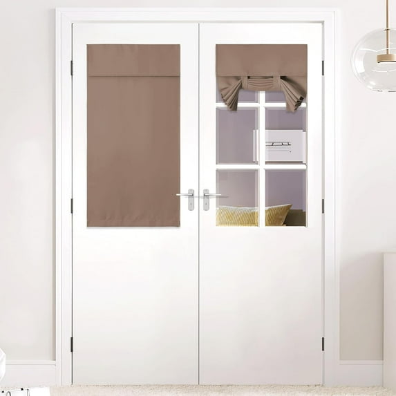 LKYUHGS-Blackout Small Door Curtain for Kitchen, Privacy Thermal ...