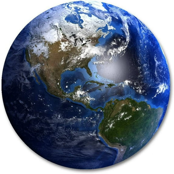 LKYUHGS-Earth Round Mouse Pad, Earth Clouds Topography maps Mouse Pad ...