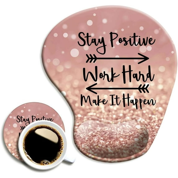 LKYUHGS-Ergonomic Mouse Pad with Wrist Support and Coaster,Mouse Pads ...