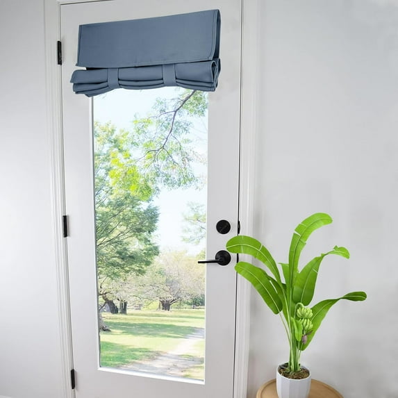 LKYUHGS-French Door Curtain, Window Curtain, Suitable for Front Doors ...