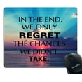 LKYUHGS-Gaming Mouse Pad Custom,Inspirational Quote - in The end we ...