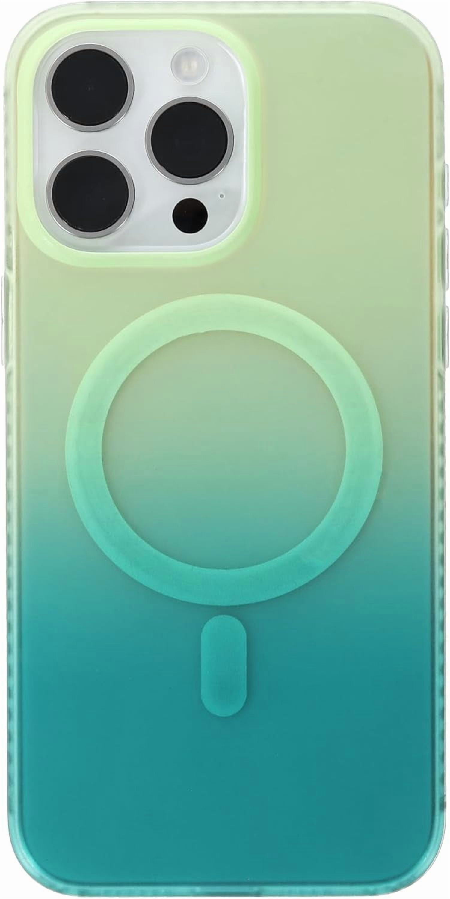 LKYUHGS-Gradient Case for The iPhone 16 Pro Max - Green and Yellow ...