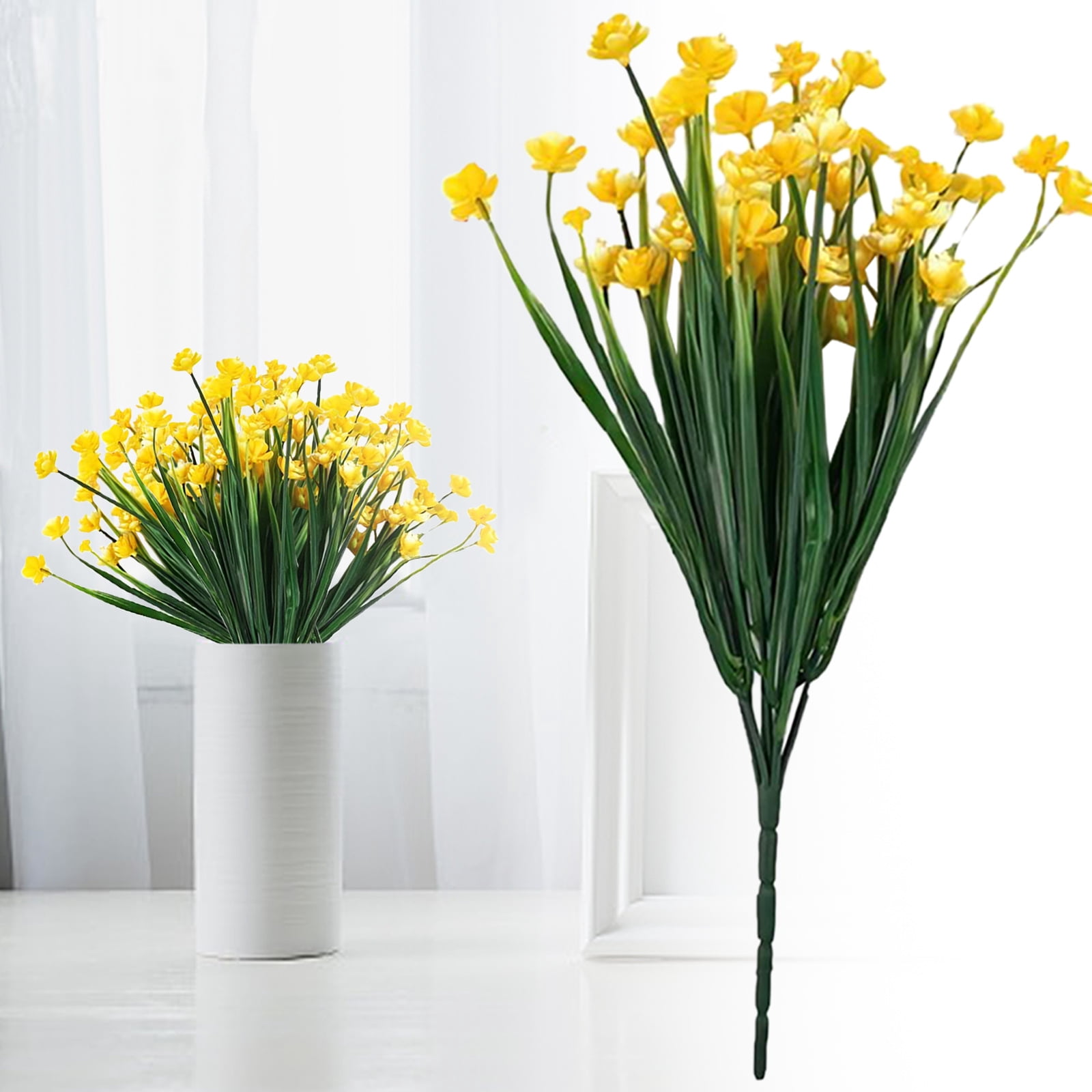 LKZQHMC 1 Pcs Artificial Wildflowers with Stems Bulk Silk Spring ...