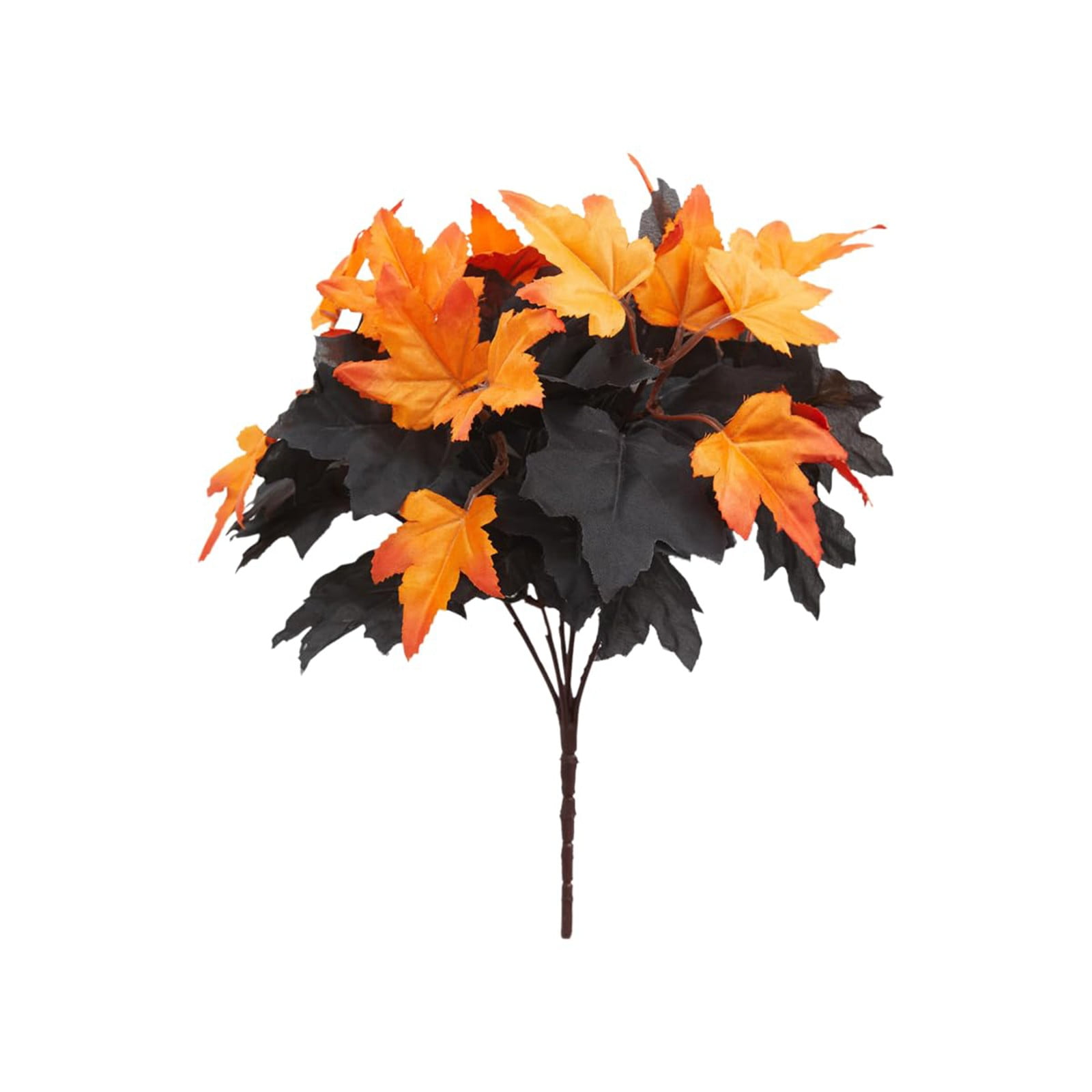 LKZQHMC 1 pcs Artificial Maple Leaves Branches Faux Fall Fake Autumn ...