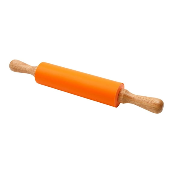 LKZQHMC 14.7-inch Silicone Rolling Pin for Baking, Non-stick Surface ...