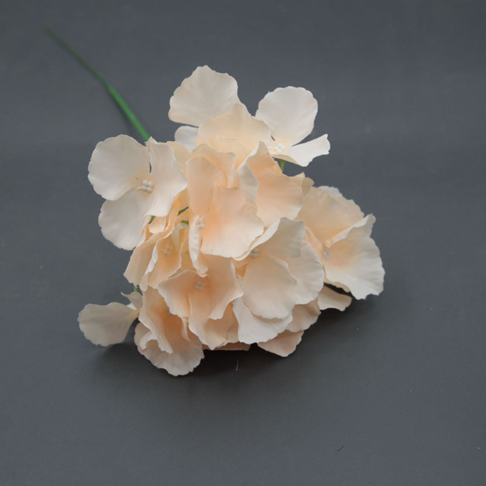 LKZQHMC 1Pcs Faux White Hydrangeas Fake Flowers Artificial Silk ...