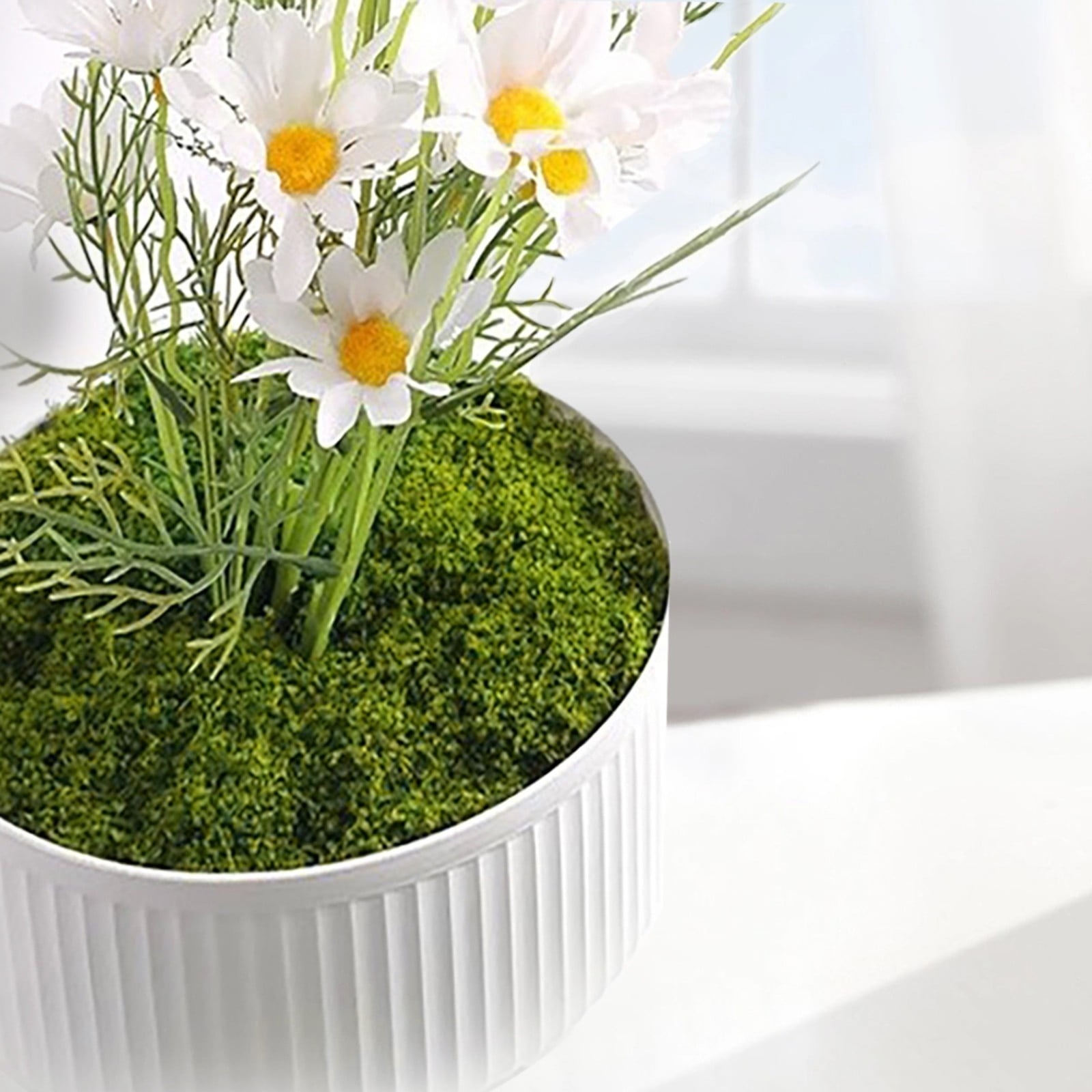 LKZQHMC Fake Green Moss for Potted Plants Indoor, Artificial Moss for ...