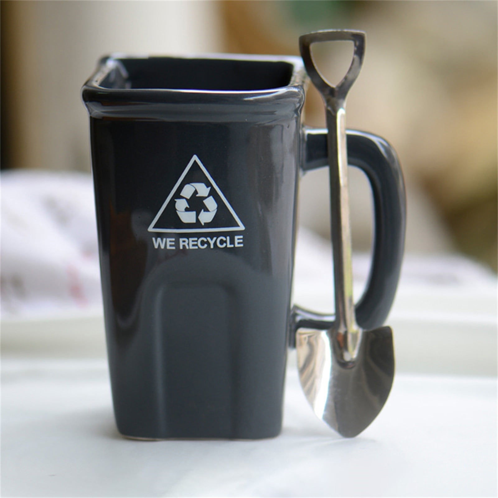 LKZQHMC Recycle Bin Coffee Mug - Funny Gag Gift Mugs - Novelty Cups for ...