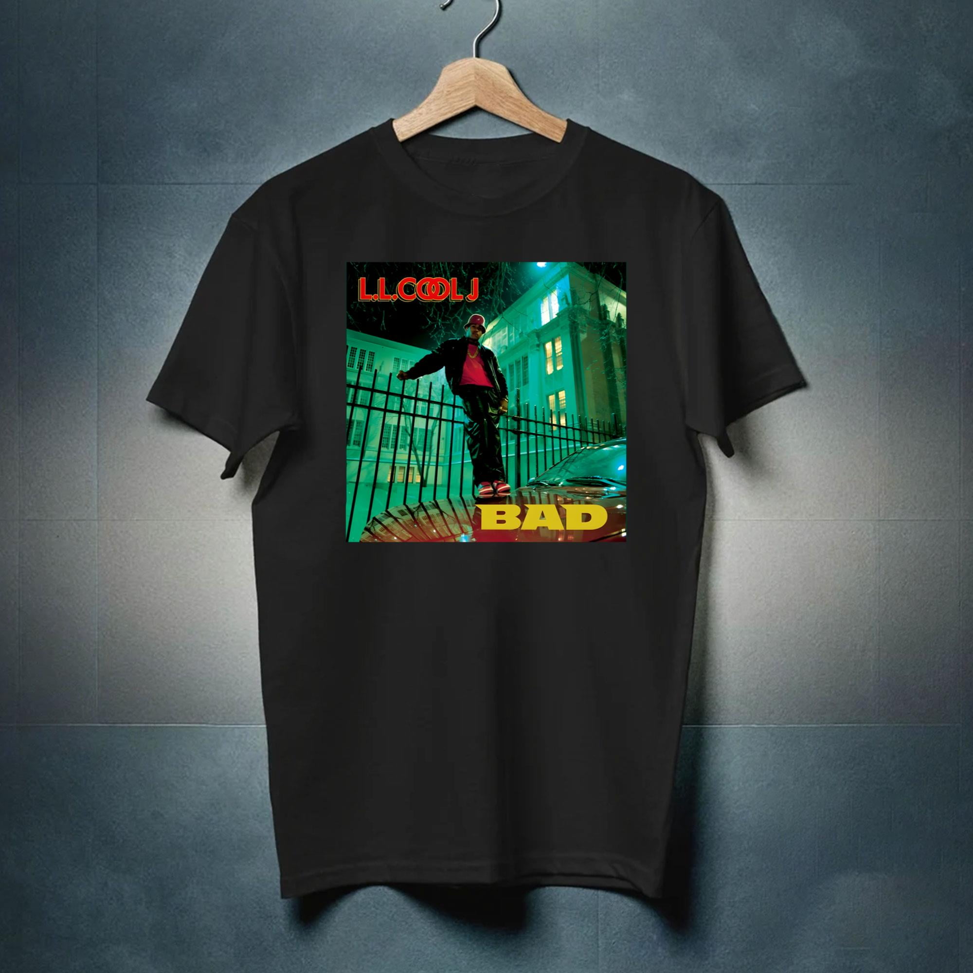 LL Cool J Bad Album Cover T shirt Hip Hop Vintage Classic 80s SizeL ...