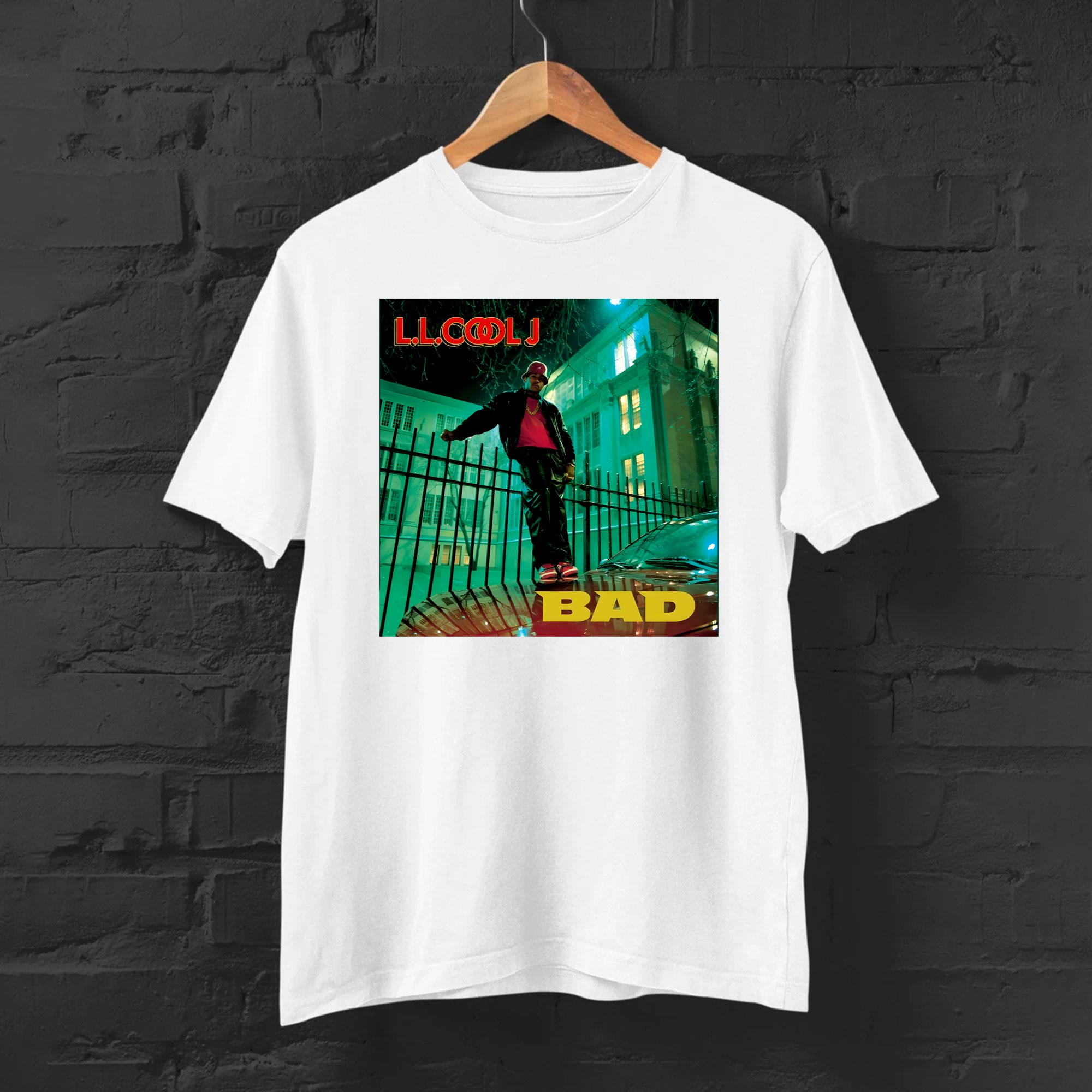 LL Cool J Bad Album Cover T shirt Hip Hop Vintage Classic 80s SizeL ...