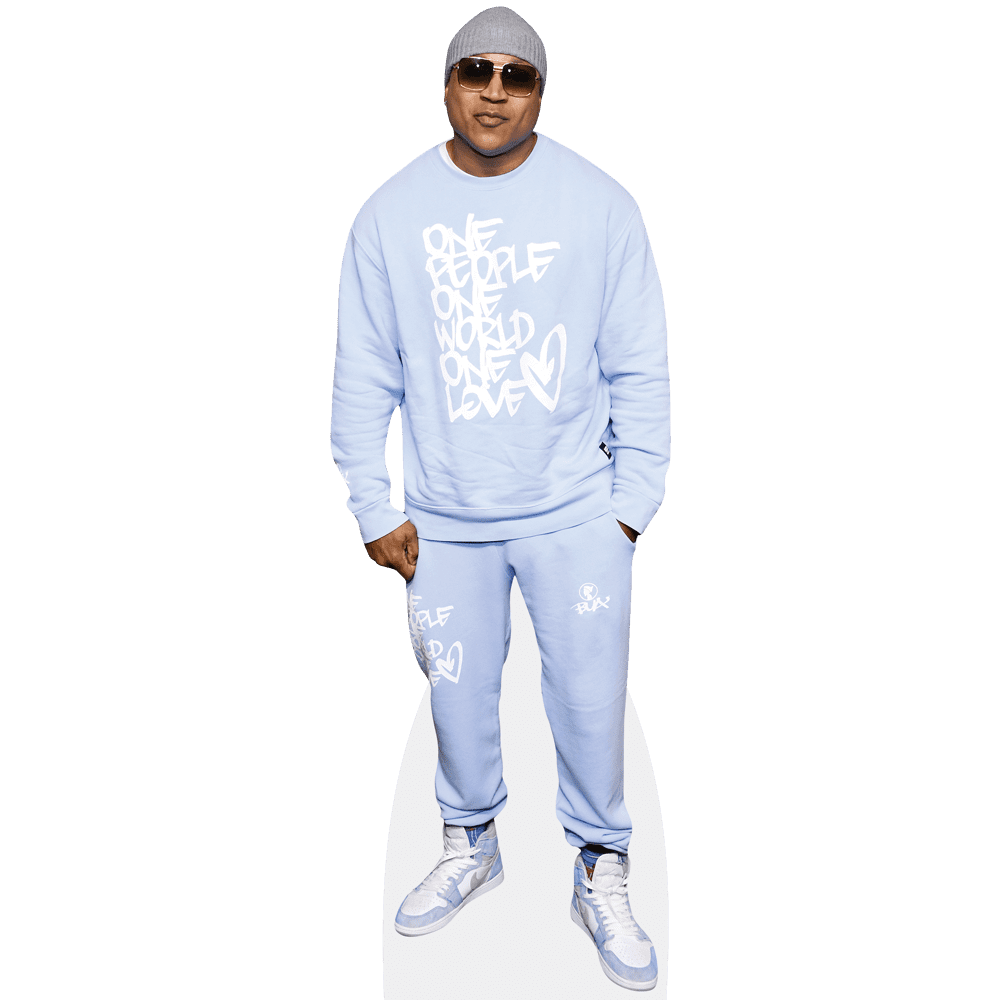 Ll Cool J Blue Outfit Lifesize Cardboard Cutout Standee