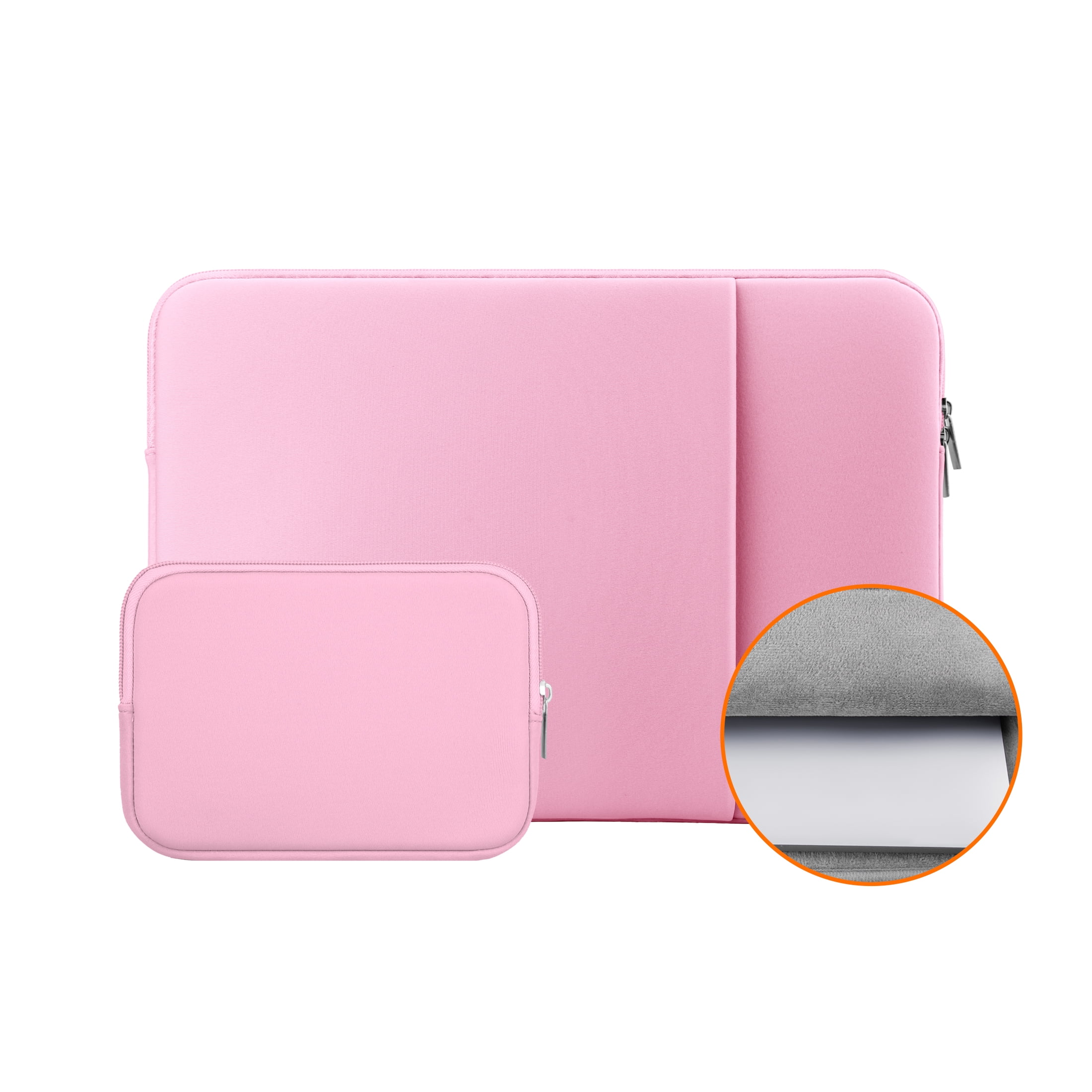LLAYOO 15.6 Inch Laptop Sleeve Case Soft Fluffy Lining Cover Carrying ...