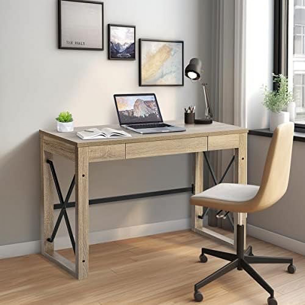 LLBIULife HouseInBox 47 Inch Writing Desk Craft Desks Computer Table ...