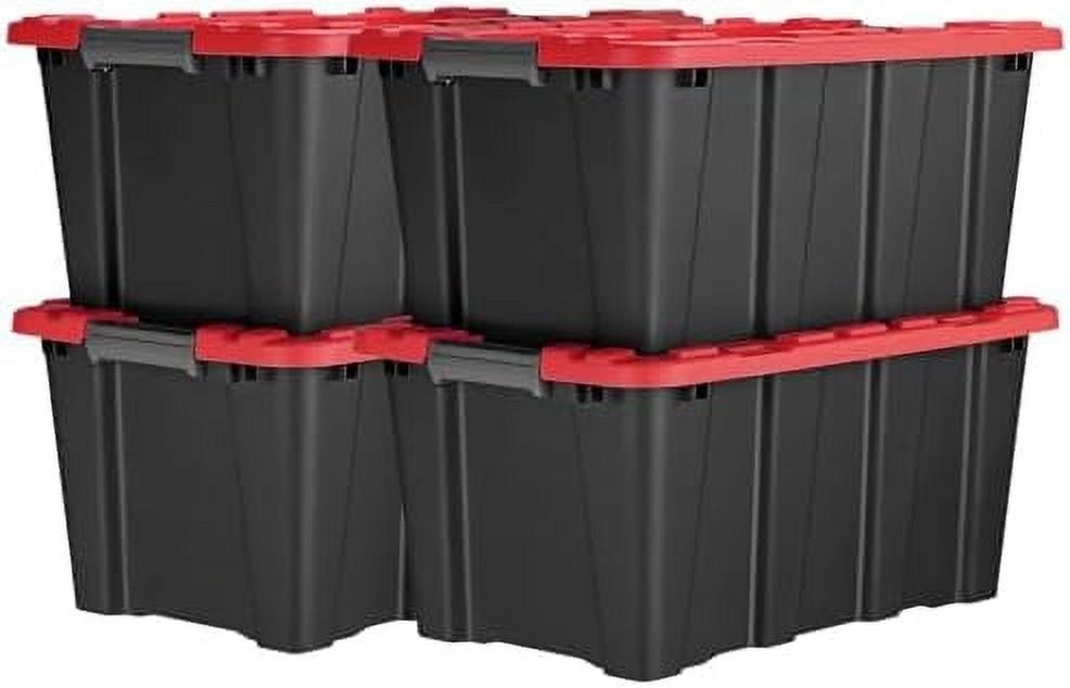 LLBIULife V12 11Gal Heavy Duty Plastic Bins with Latching Lids ...