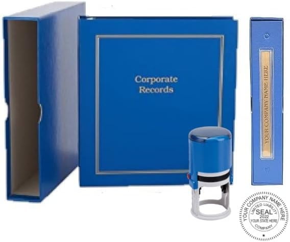 LLC Kit (Blue) - Binder, Slipcase, Operating Agreement, Membership ...