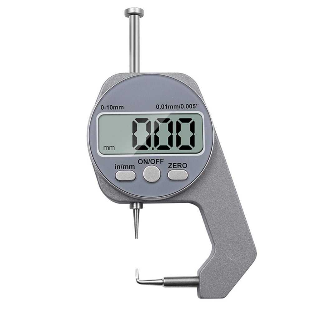 LLDI 0-10mm Digital Display Thickness Gauge with 3 Type head Aluminum ...