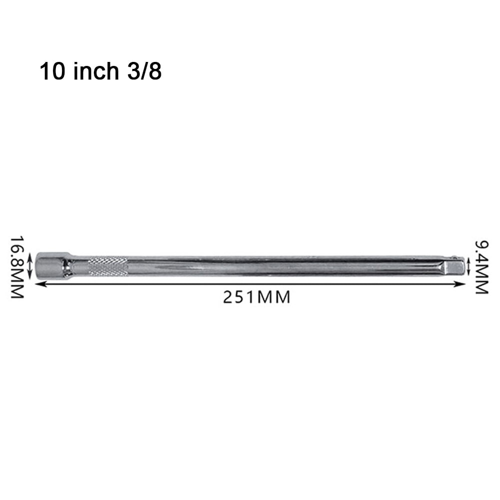 LLDI 1/4 3/8 1/2 Wrench Extension Bar Socket Ratchet Sleeve Connecting ...