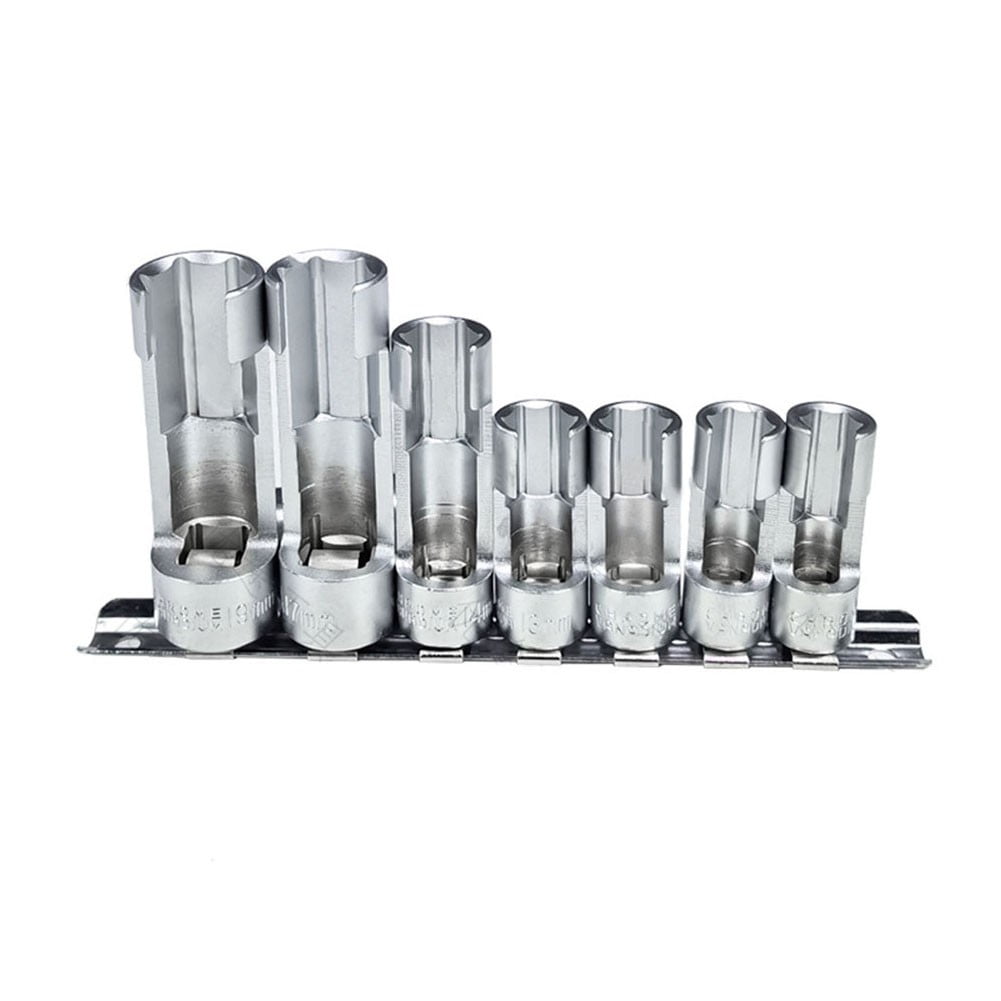 LLDI 10-19mm 3/8 1/2 Diesel Injector Fuel Line Socket Wrench Set Union ...