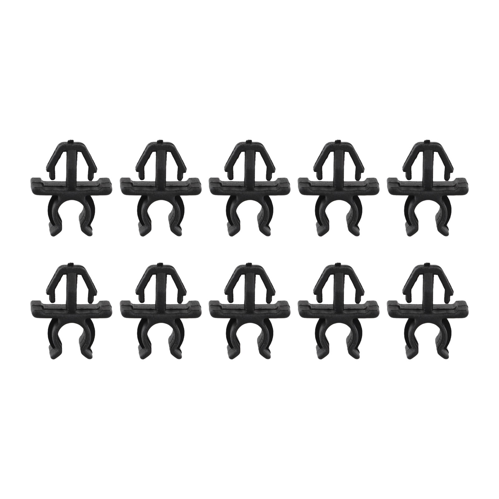 LLDI 10Pcs Car Hood Prop Rod Clip For Nissan Plastic Black Good Quality ...