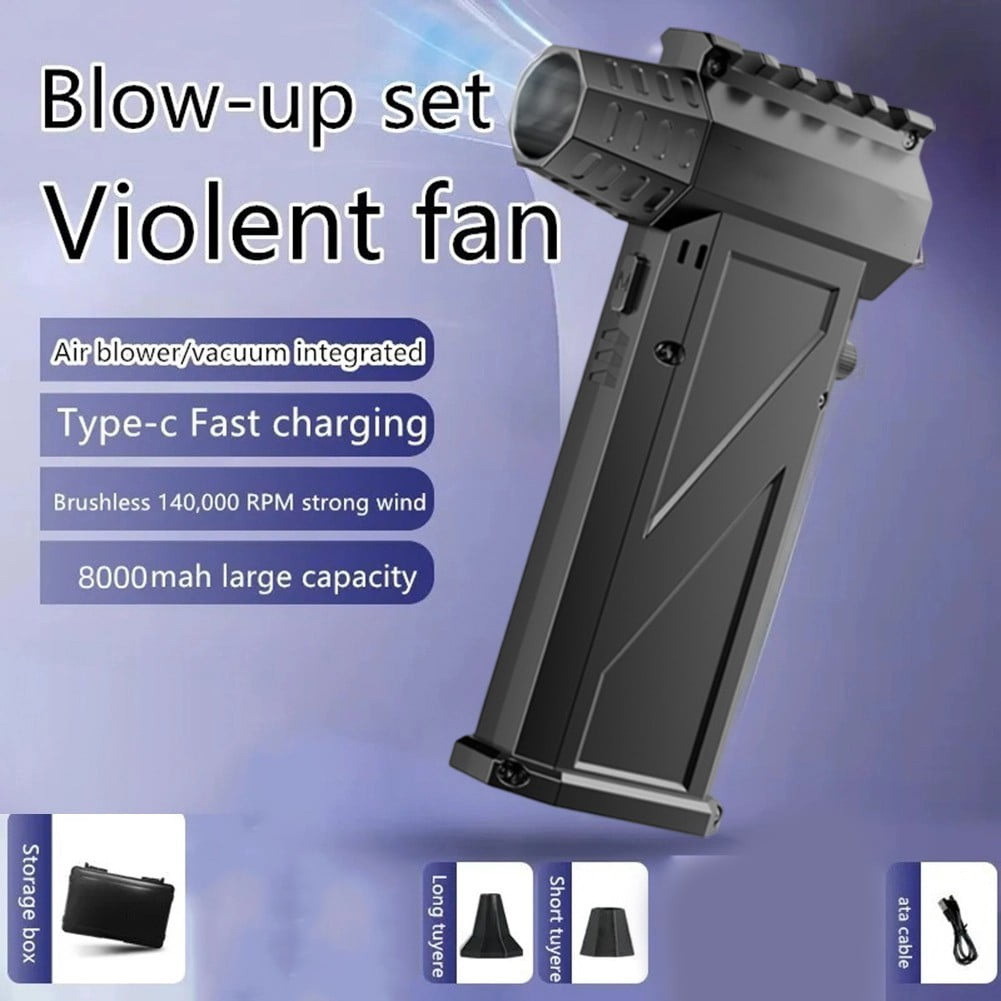 LLDI 140000RPM 52m/s 8000mA For Mini Turbo Electric Air Blower Duster ...
