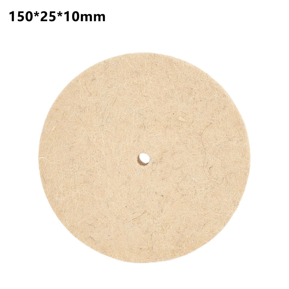 LLDI 150mm/6inch Polishing Wheel Wool Felt Polisher Buffing Pad Disc ...