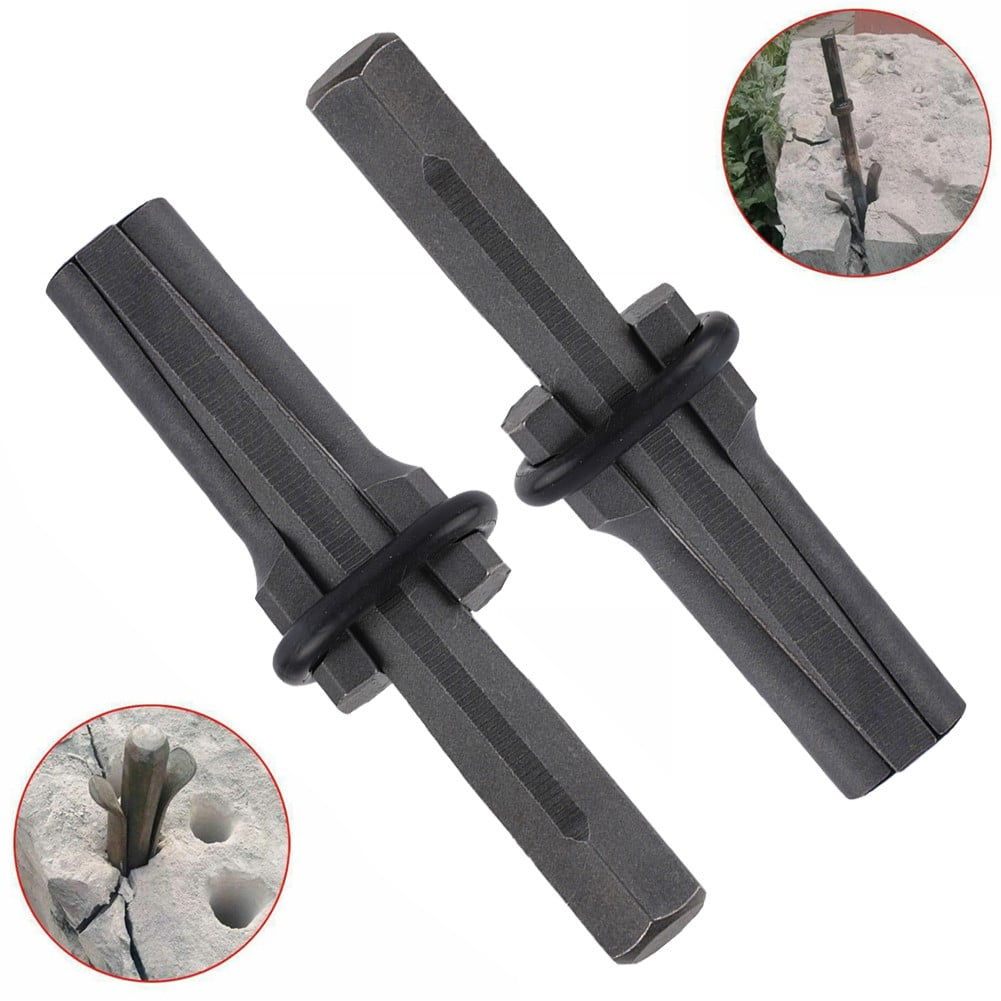 LLDI 18mm Metal Plug Wedges Concrete Rock Stone Splitter for Stone Rock ...