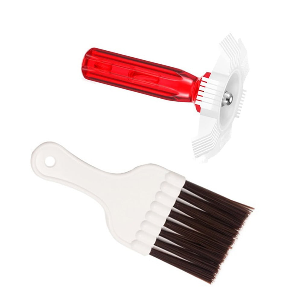 LLDI 2PCS Air Conditioner Condenser Fin Comb AC Fin Cleaning Brush Fin ...