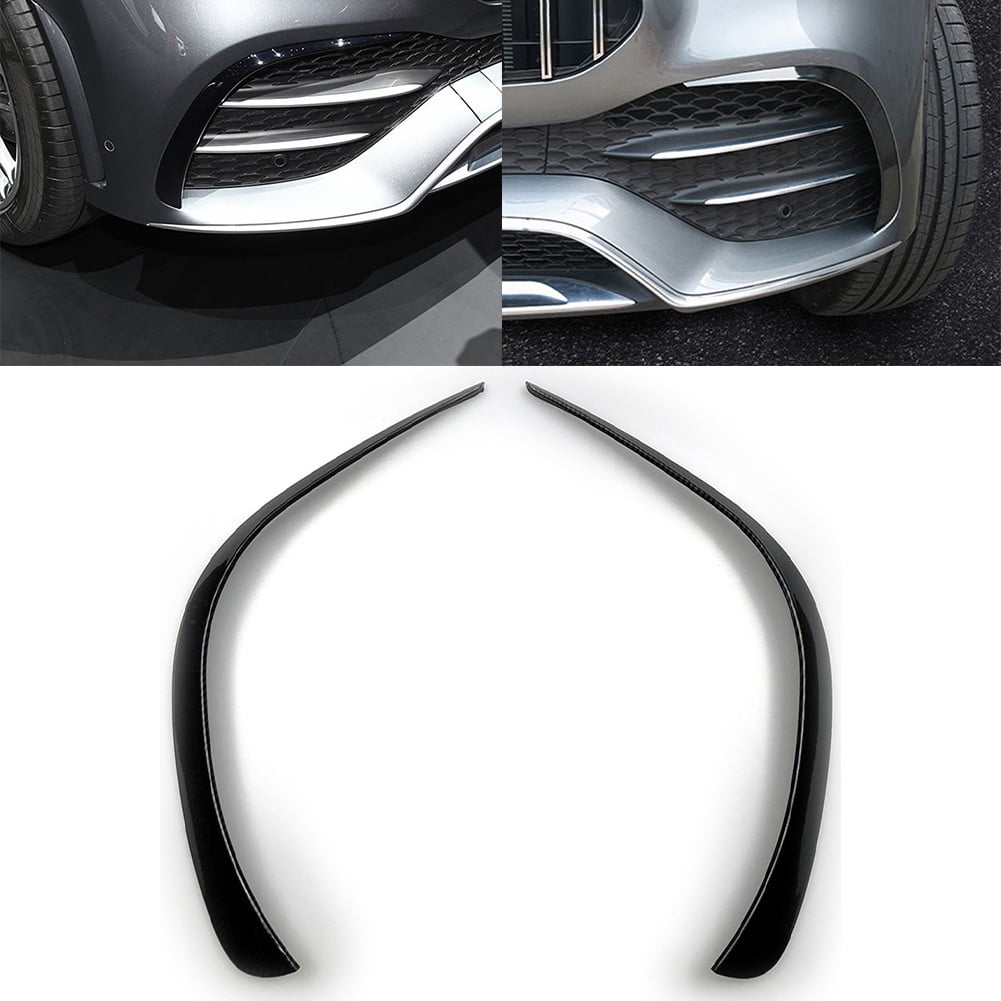 LLDI 2Pcs Car Front Bumper Fender Lip Trim Cover For Mercedes For Benz ...