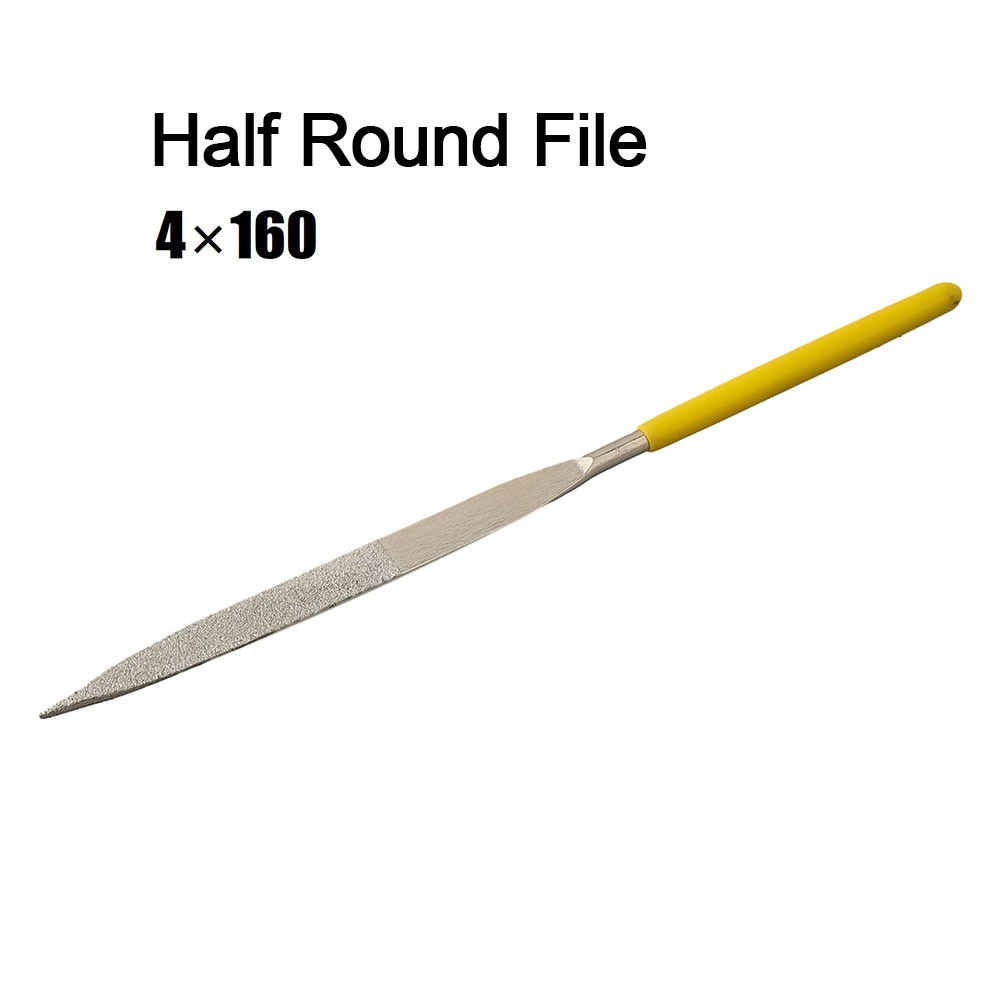 LLDI Diamond File Plastic Handle Metal Stone Grinding Flat Needle ...