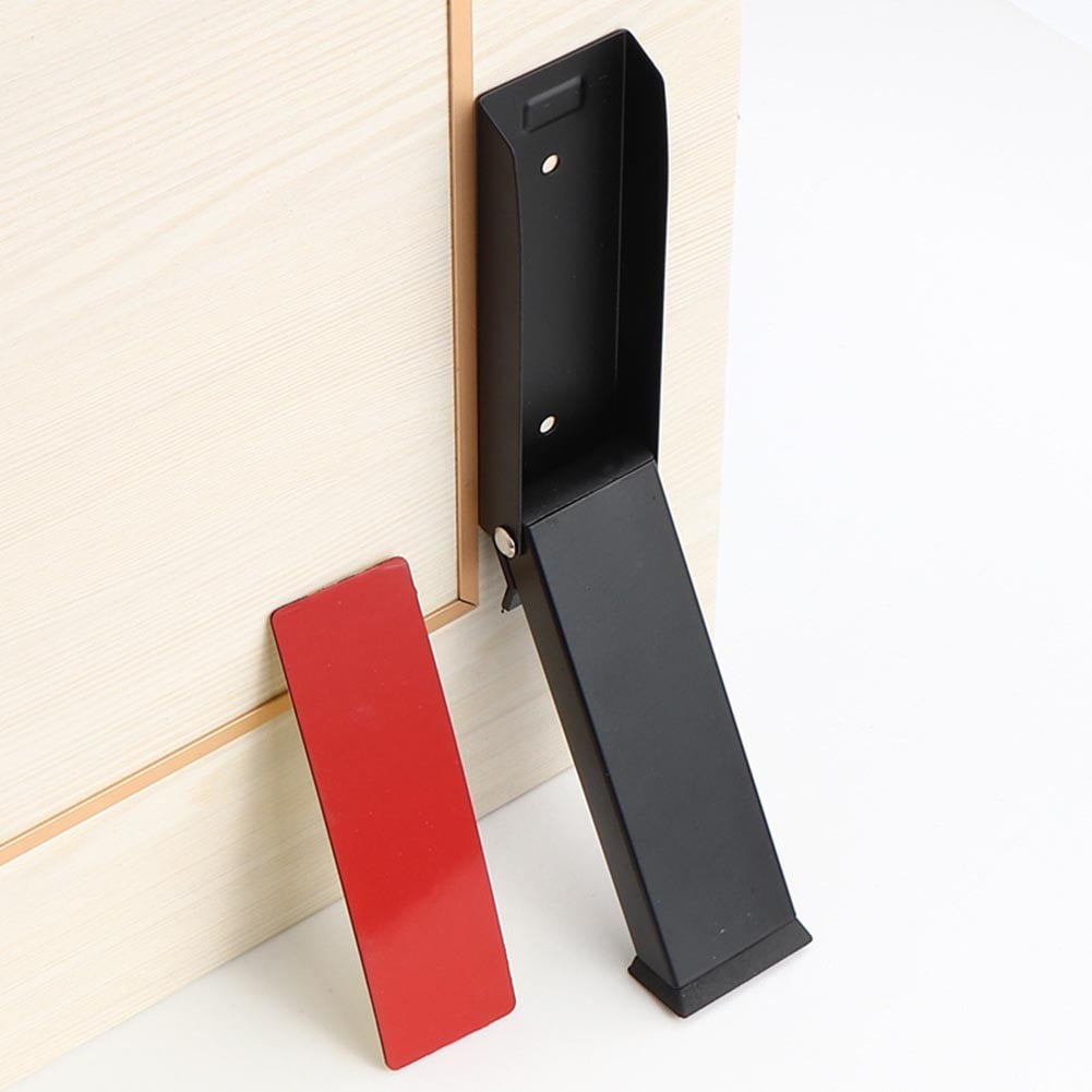 LLDI Nail-free square folding foot-operated door top door positioner ...
