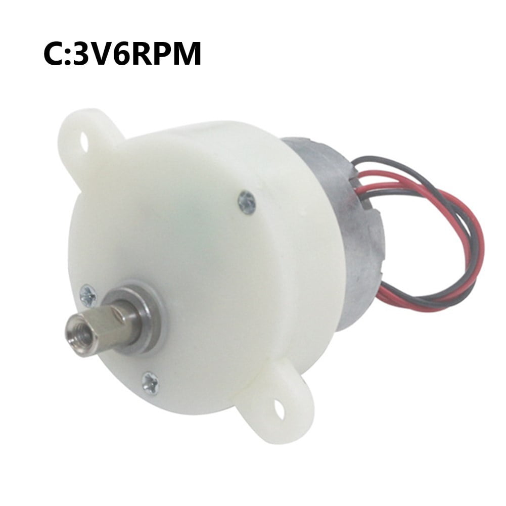 LLDI Plastic Gear Motor DC V Automation Double Flat Tapping Hole Motor ...