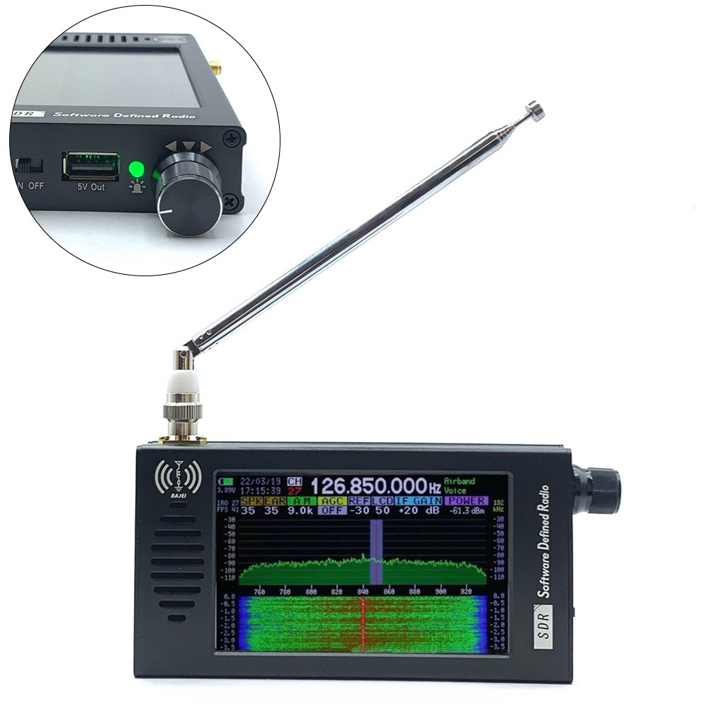 LLDI Portable FOR DSP Radio Receiver 4.3 Inch FM/ for MW/SSB/CW ...