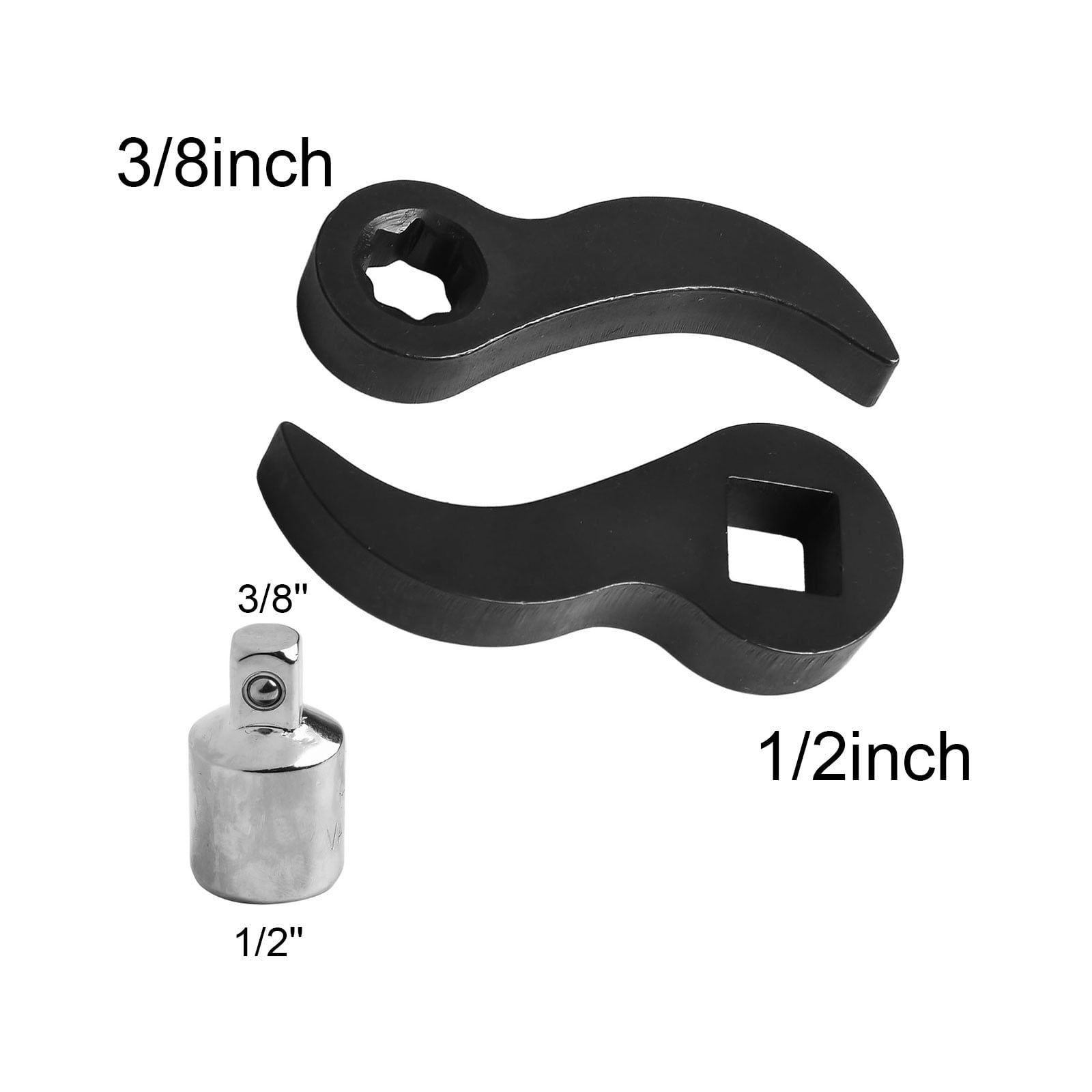 LLDI Socket Adapter Tool with 3X Pry Bar Wrench Adaptor for Car ...