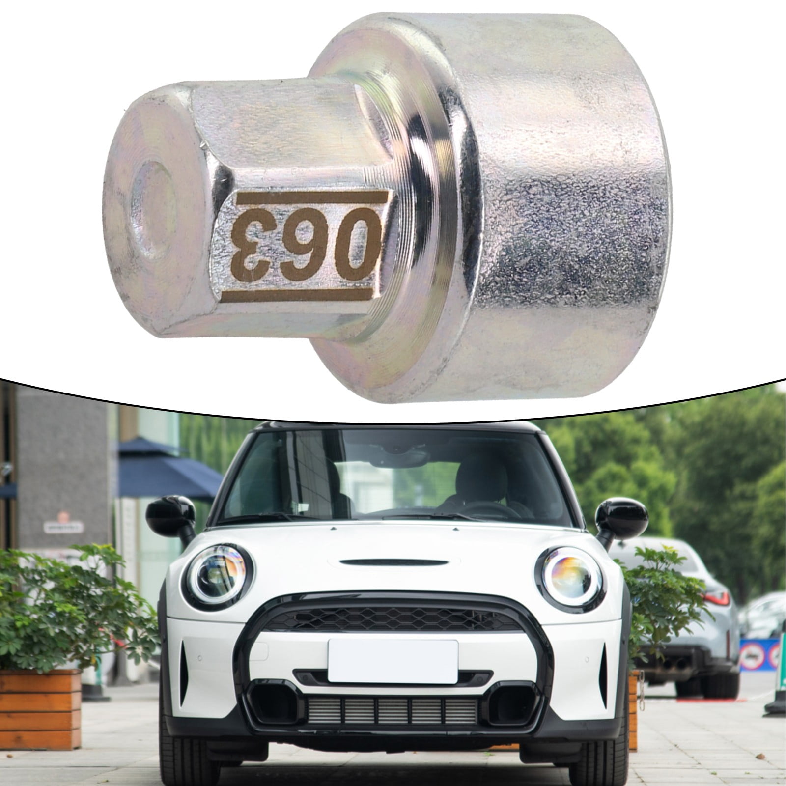 LLDI Tire Wheel Lock Anti Theft Screw Bolt 63 Key Socket for BMW F20 ...