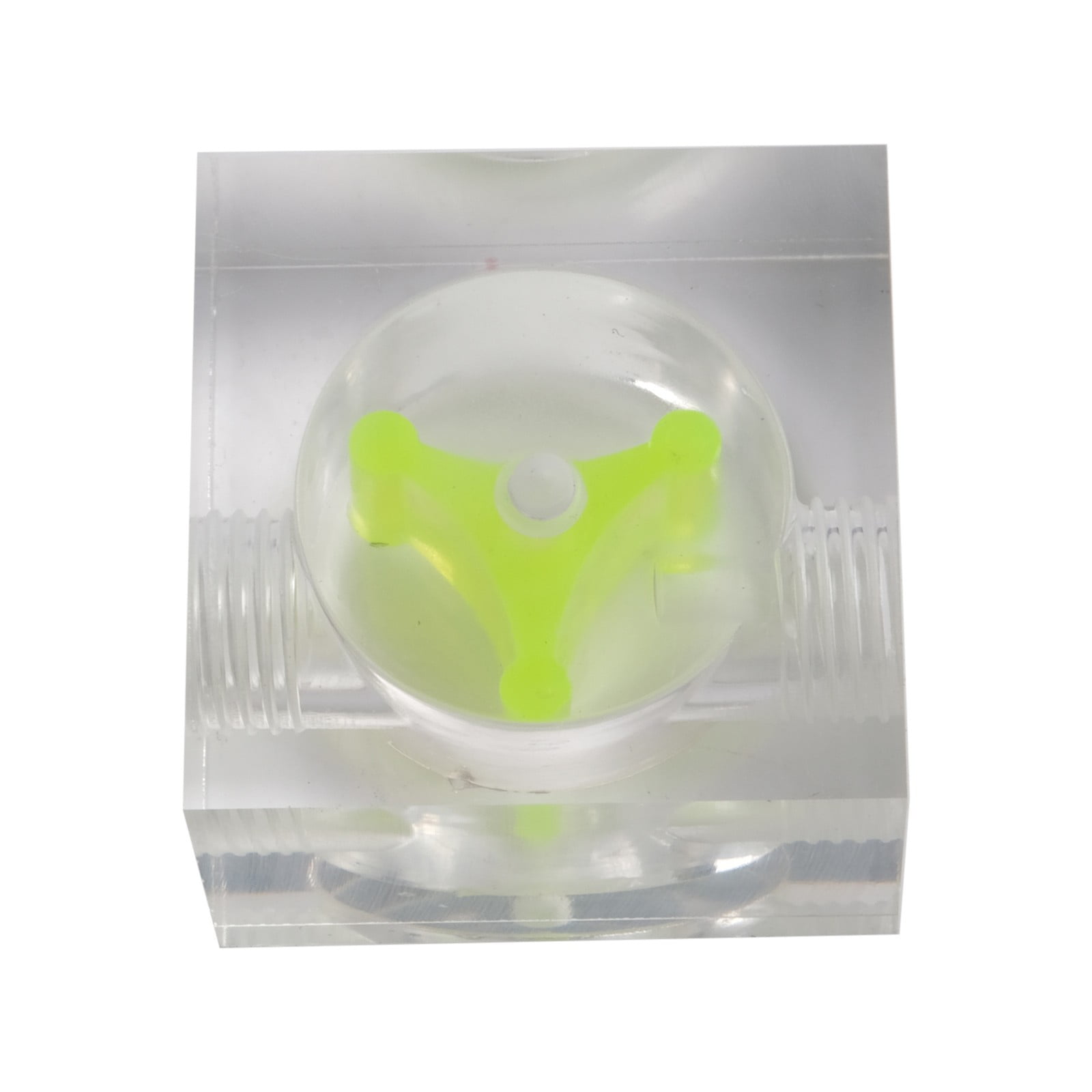 LLDI Water Cooled Flowing Meter Indicator G1/4 Threaded Indicator 2-way ...