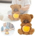 LLDYYDS Soothe Snuggle Bear Plush, Soothing Breathing Bear Stuffed ...