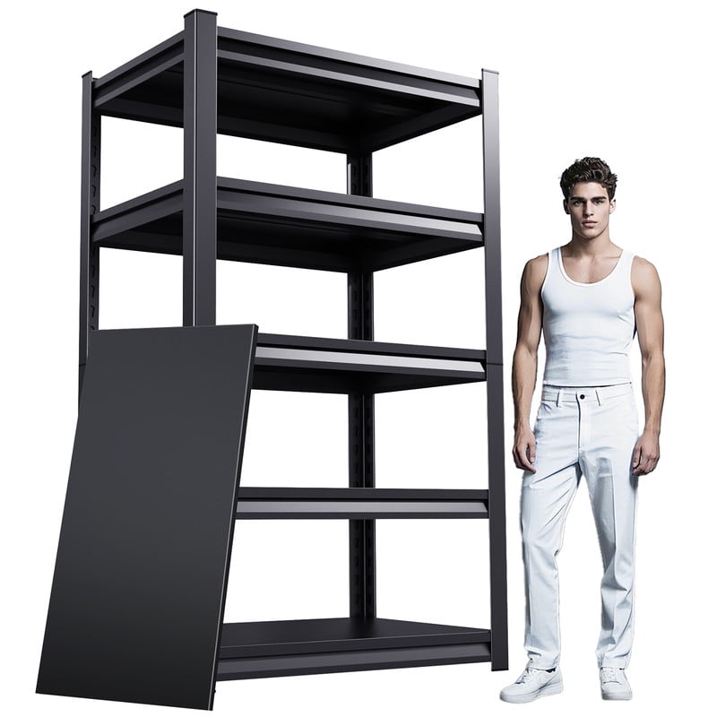 LLIIFFEE 2500 LBS Capacity Storage Shelves, 93" H Garage Shelving Heavy ...