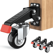 Woodriver Corner Caster Set Of 4 Holds 290 Lbs - Walmart.com