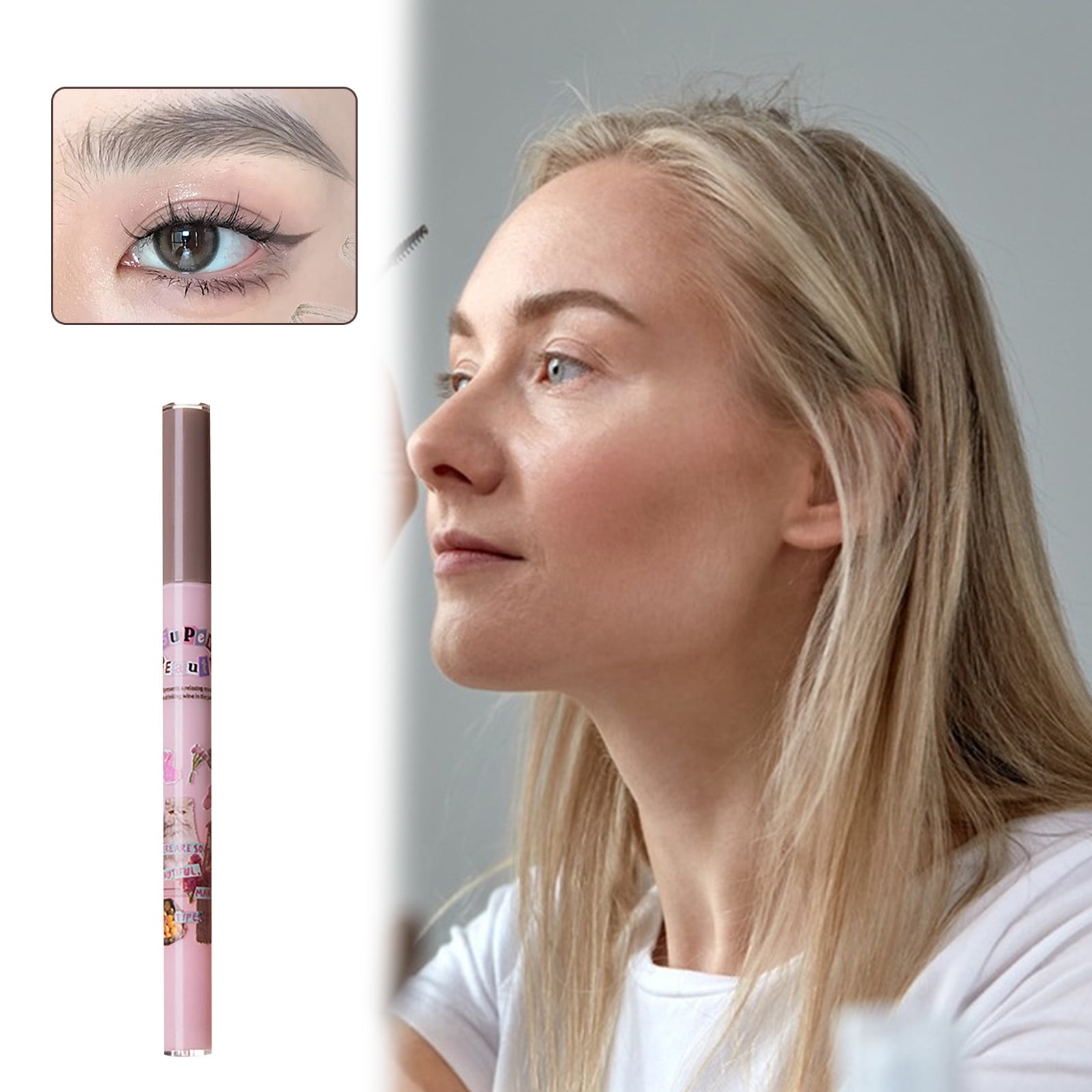 LLQkigsxse Brow Tinting Brush Bushy Eyebrows Eyebrow Liner Definition ...