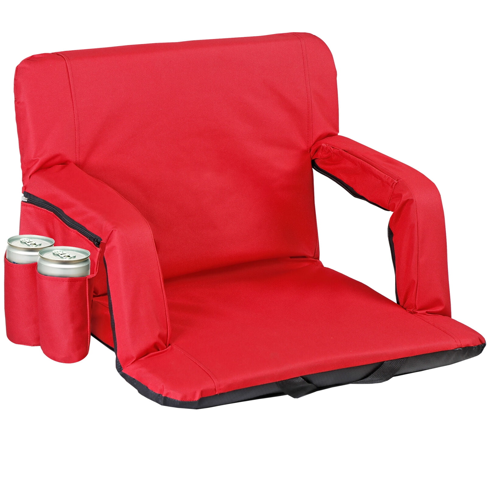 LLToo 25" Wide Stadium Seat for Bleachers - Reclining Portable Stadium ...