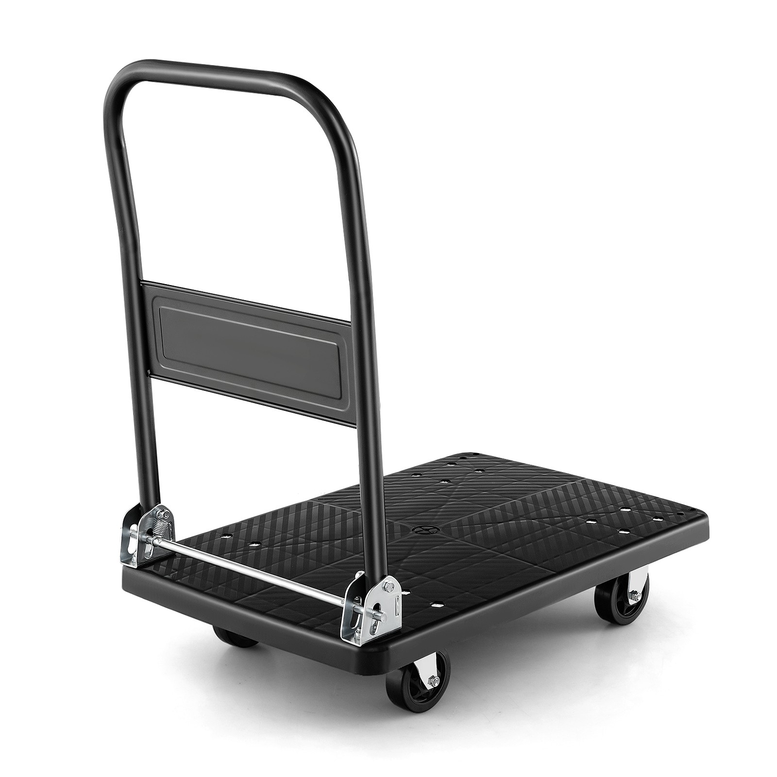 LLToo Folding Push Cart Dolly - Heavy-Duty Moving Platform Hand Truck ...