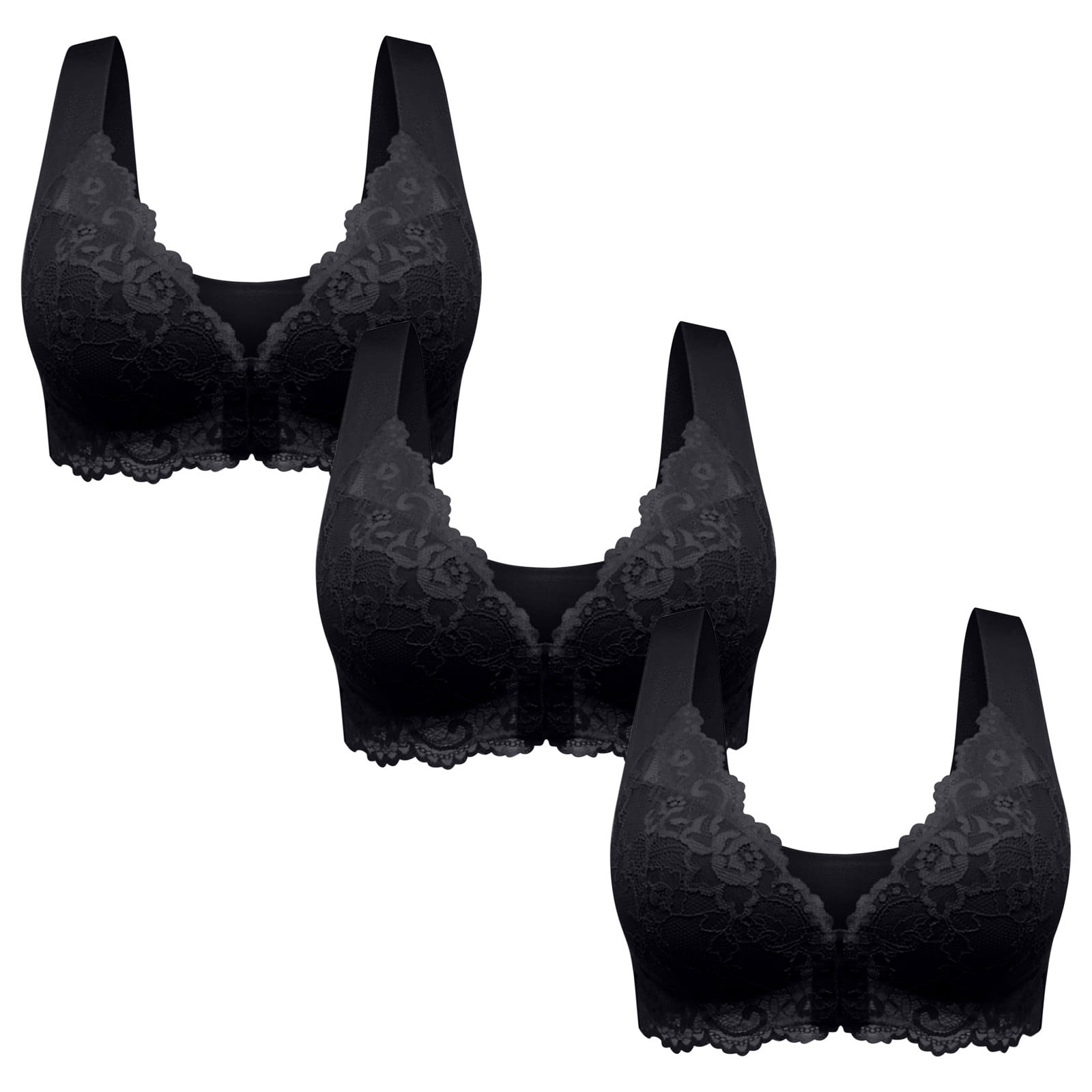 LLYWEY No Metal Bras for Women Bras Women Full-Coverage Ladies Bralette ...
