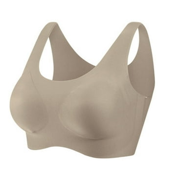 Sonbest Women's High Impact Sports Bra Plus Size Wirefree Non-Padded ...