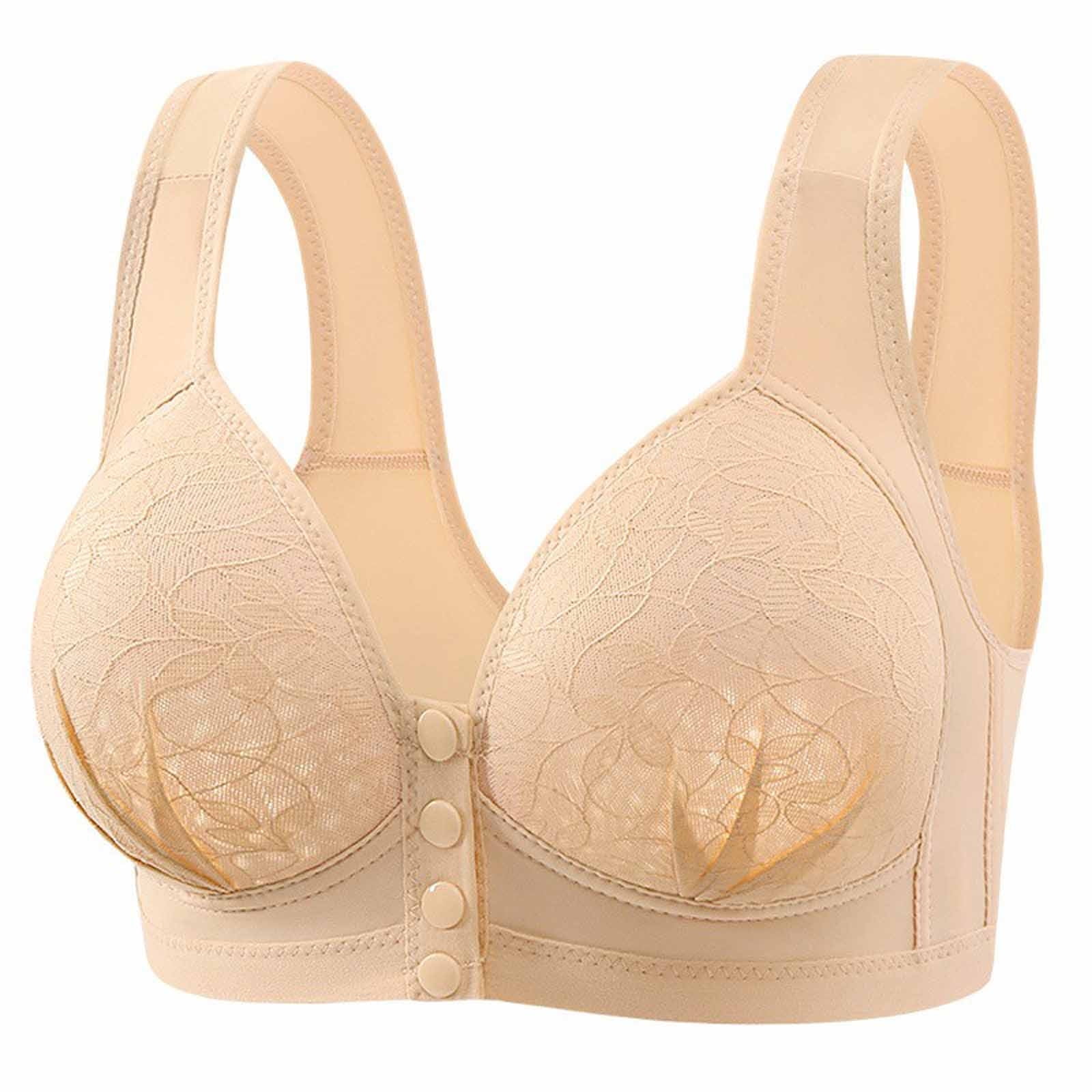 LLYWEY Wireless Bras for Women No Padding on Sale Cotton Bras Women ...
