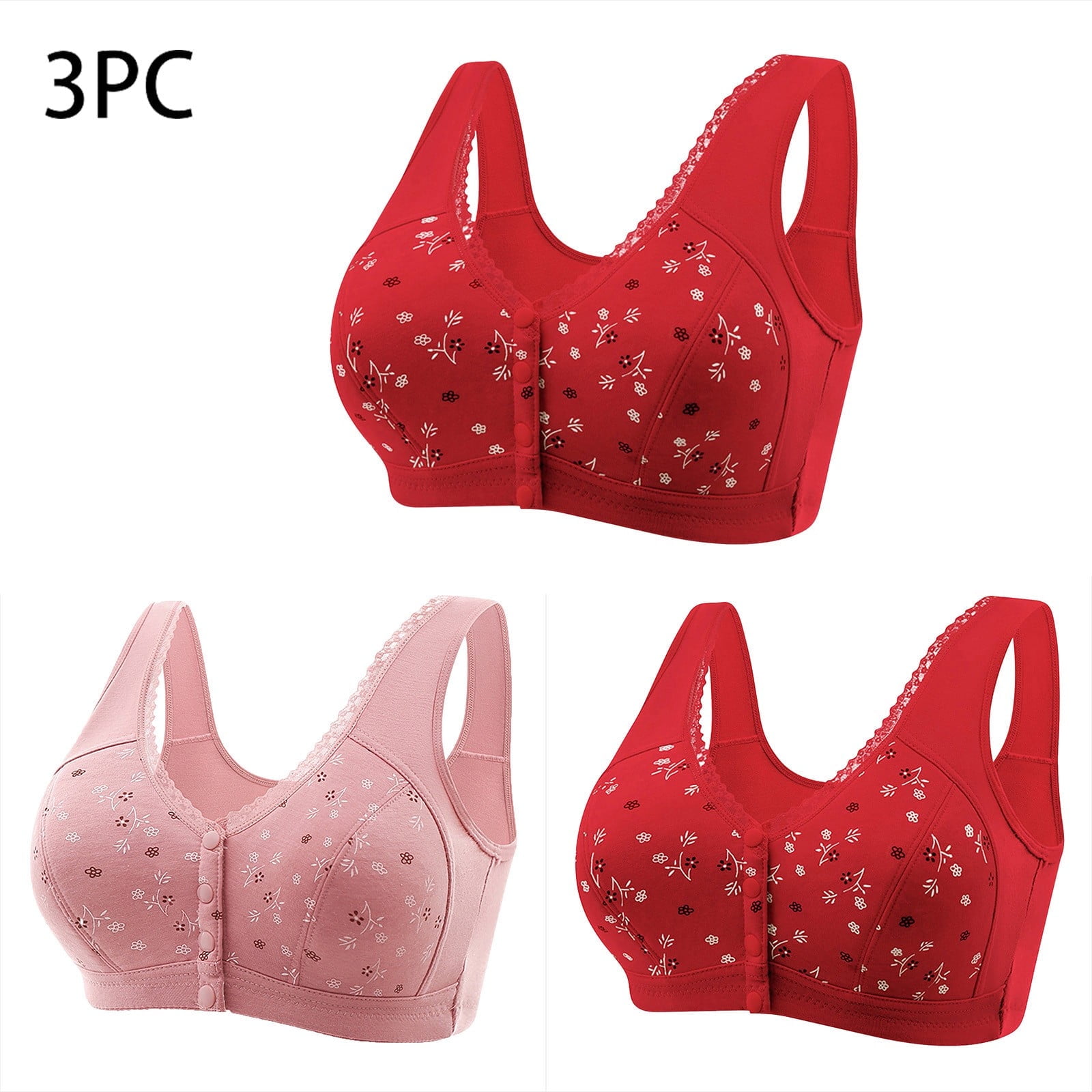 LLYWEY Wireless Bras for Women on Sale Ladies Bras Ladies Longline Bra ...