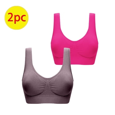 LLYWEY V Neck Sports Bra for Women Comfortable Push up Bras Women ...