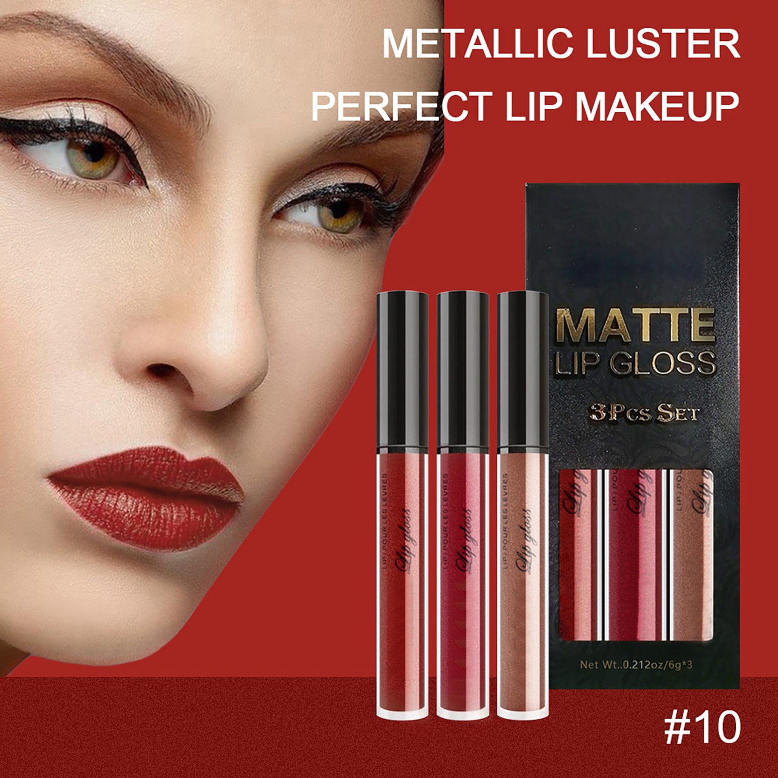 LLYZH Lipstic Matte Covering Lip Wrinkles Dnm Non Stick Cup Lip Gloss 3 ...