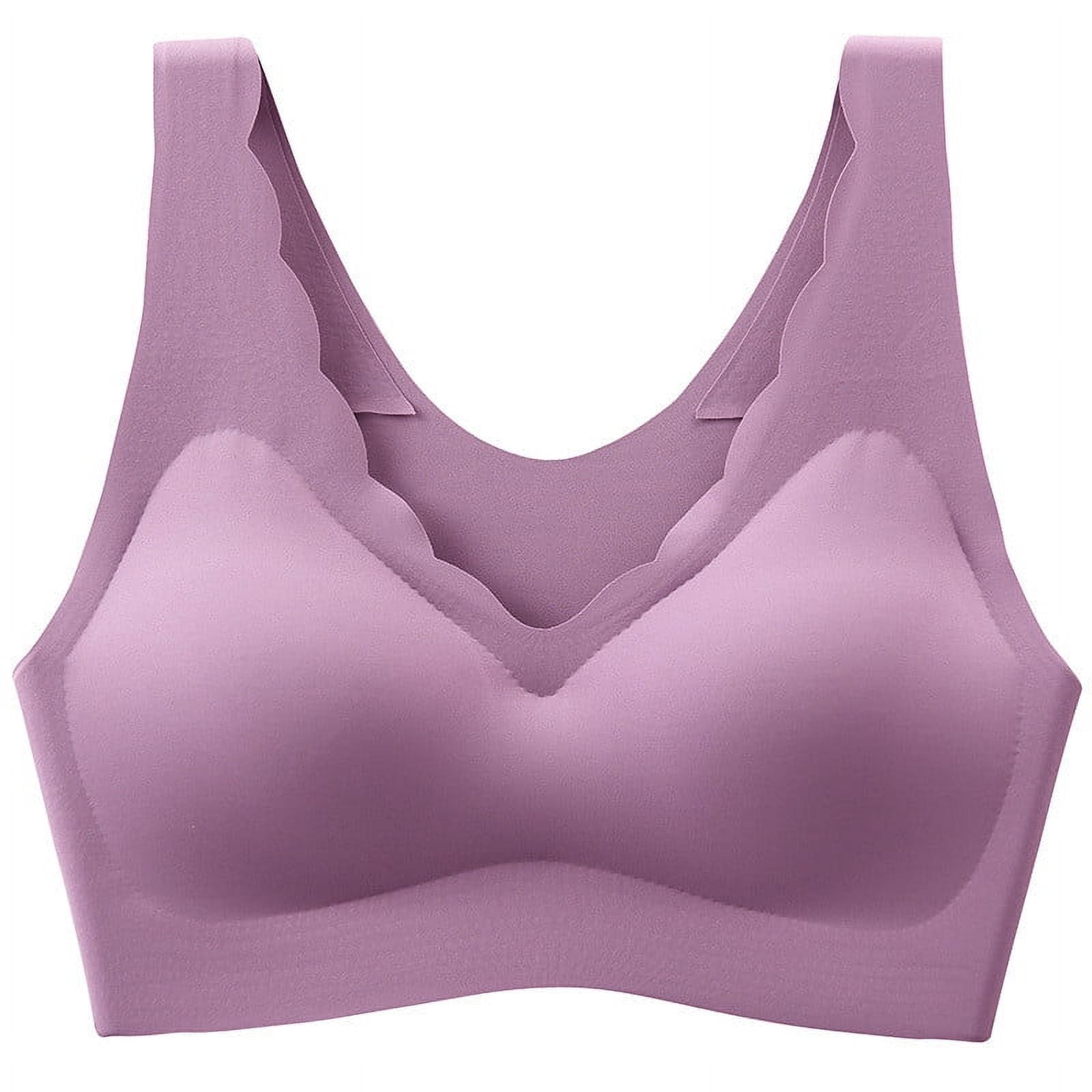 LLYwey Padded Bras for Women No Underwire Clearance Comfort Seamless ...